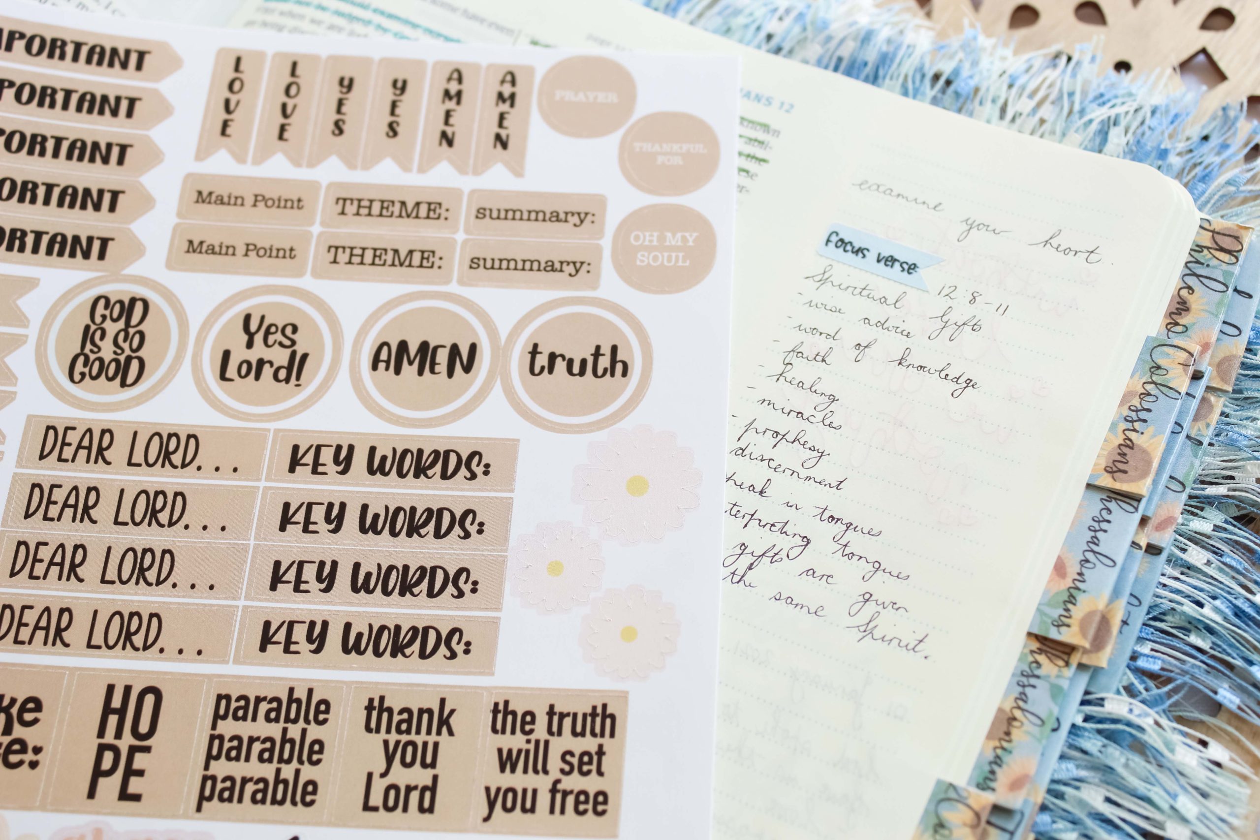 Bible Study Stickers – Jesus and Lemons