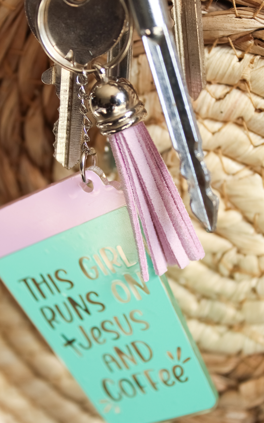 Key Ring- Jesus and Coffee – Jesus and Lemons
